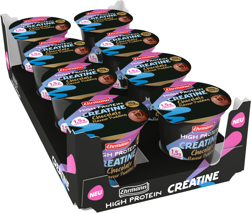 Ehrmann High Protein Creatine Pudding Chocolate Flavour